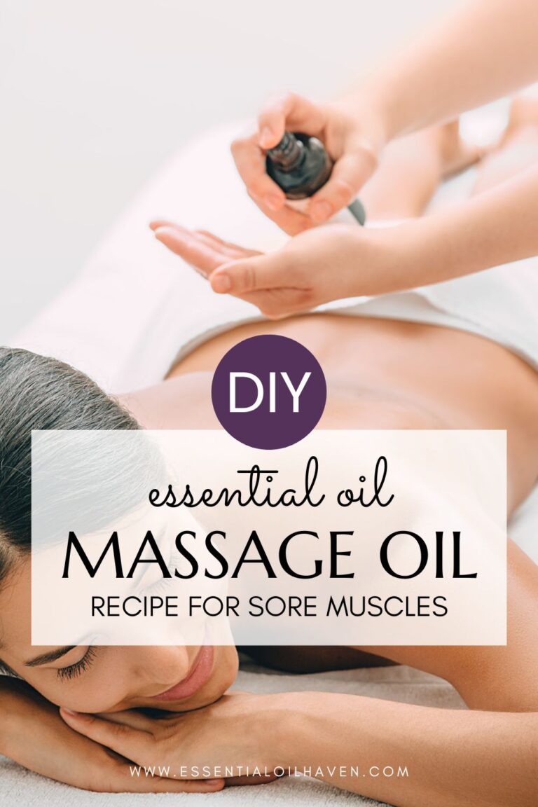 DIY Massage Oil for Sore Muscles – With 5 Easy Ingredients!
