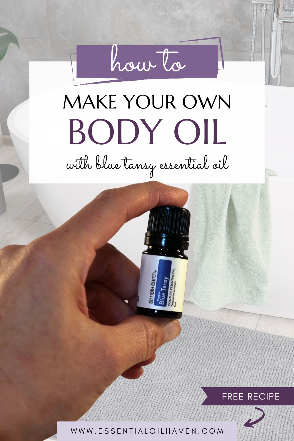 Homemade Blue Tansy Body Oil – An Easy DIY Glow-Up!